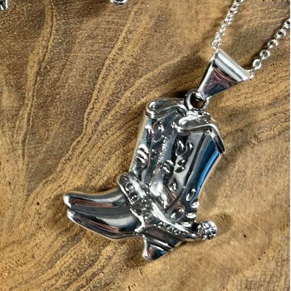 Boho Sol | Jewelry | Sterling Silver Cowboy Boots Western Layering ...